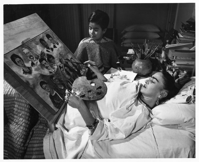 Frida Kahlo Family Tree, a tribute painting by another woman artist