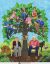Creative gift for golfers – Hand-Painted Family Tree Art